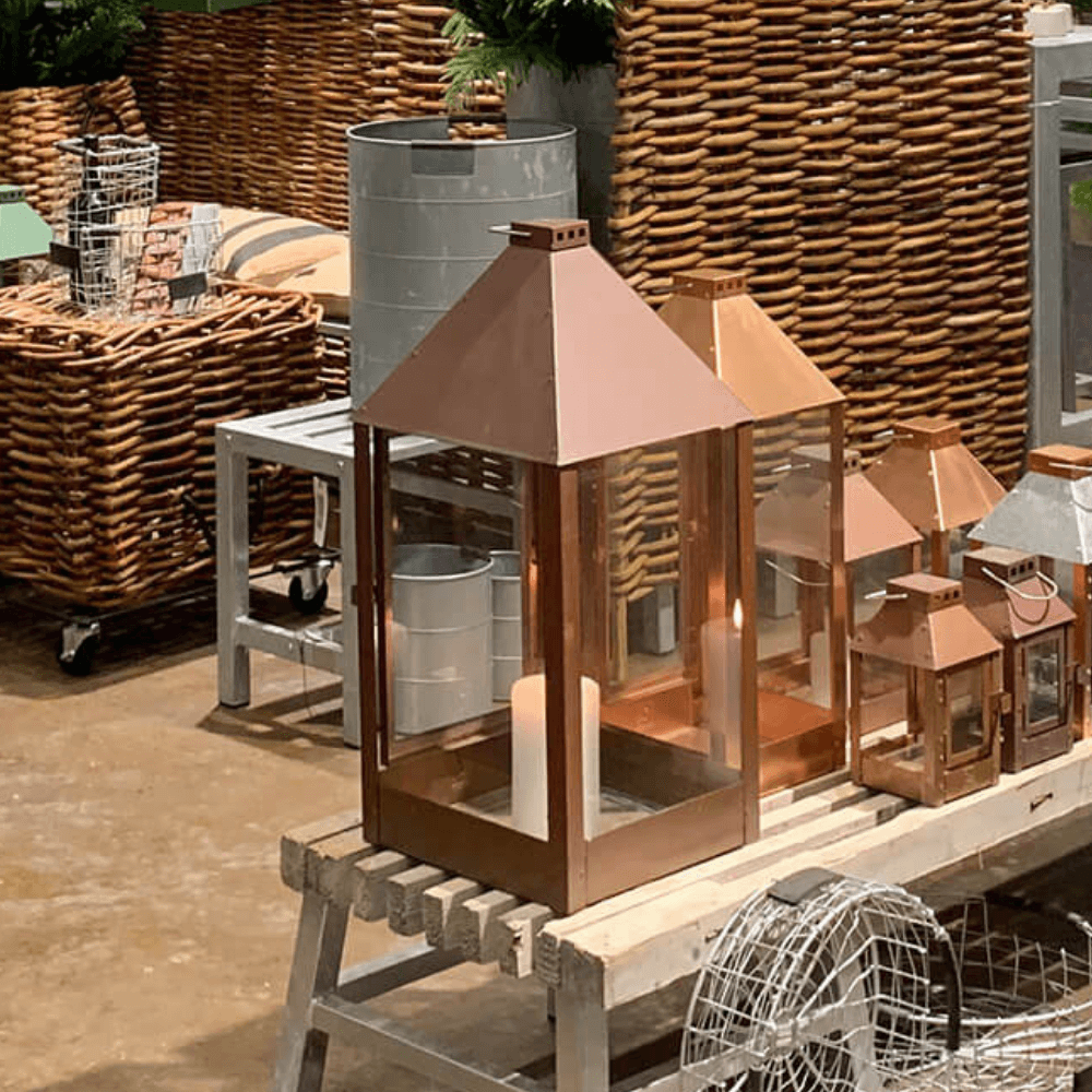 A2 Living lanterne mega kobber højden 70 cm udendørs - A2 Living ...